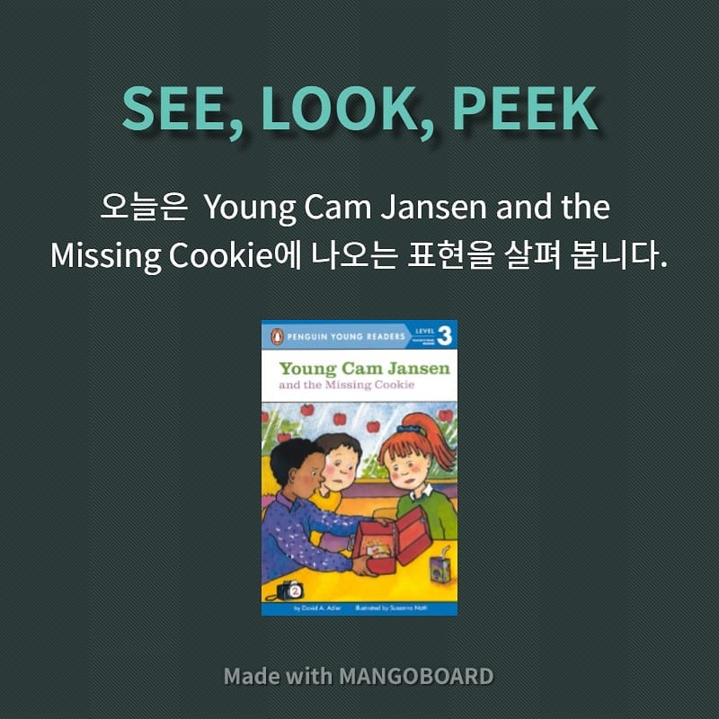 See, Look, Peek [Easy Learning Expressions] YCJ and the Missing Cookie ...
